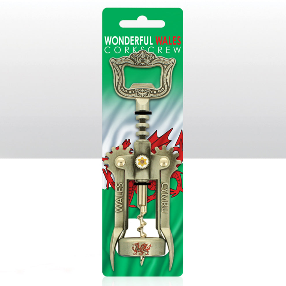Wales Cymru Dragon Metal Lever Corkscrew – ManavUK