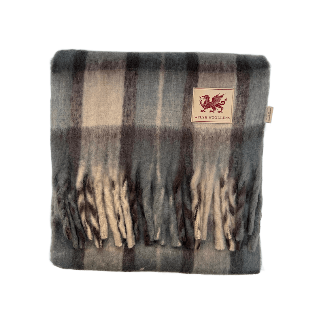 Welsh Woollens Tartan Blanket Scarf Mackellar Natural – ManavUK
