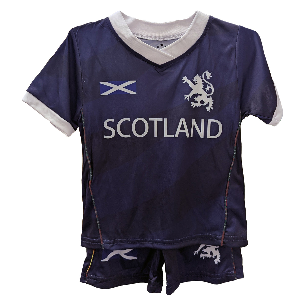 New Kids Navy Scotland Football Kit – ManavUK