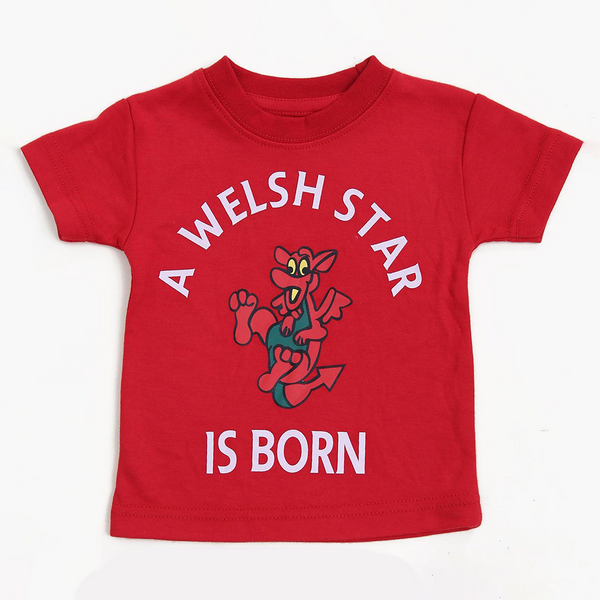 Babies Welsh Star is Born T-Shirt – ManavUK